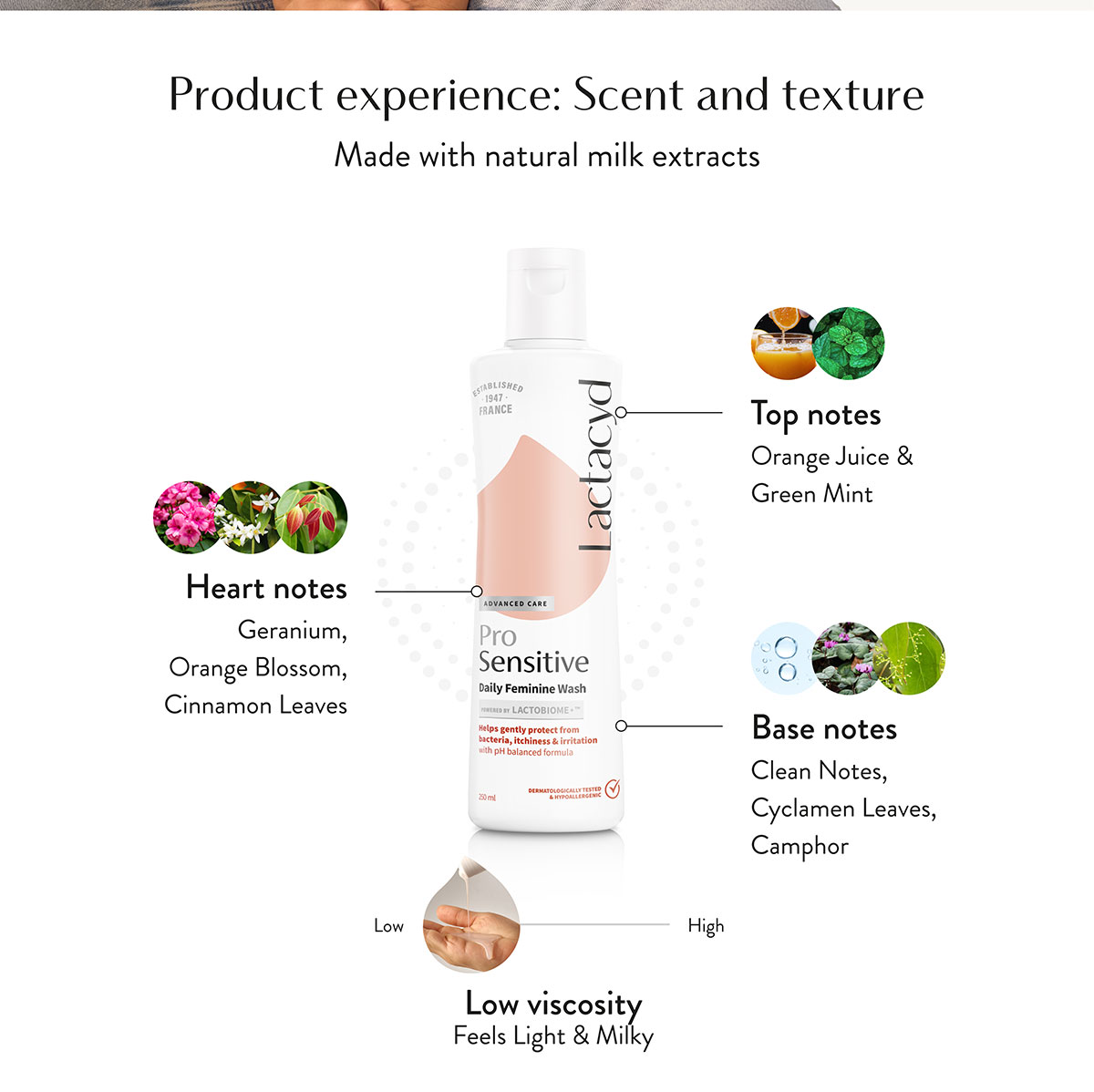 Lactacyd Pro Sensitive Feminine Wash Cleanser Soothing Gentle Balancing 60mL x4 | Shopee Philippines