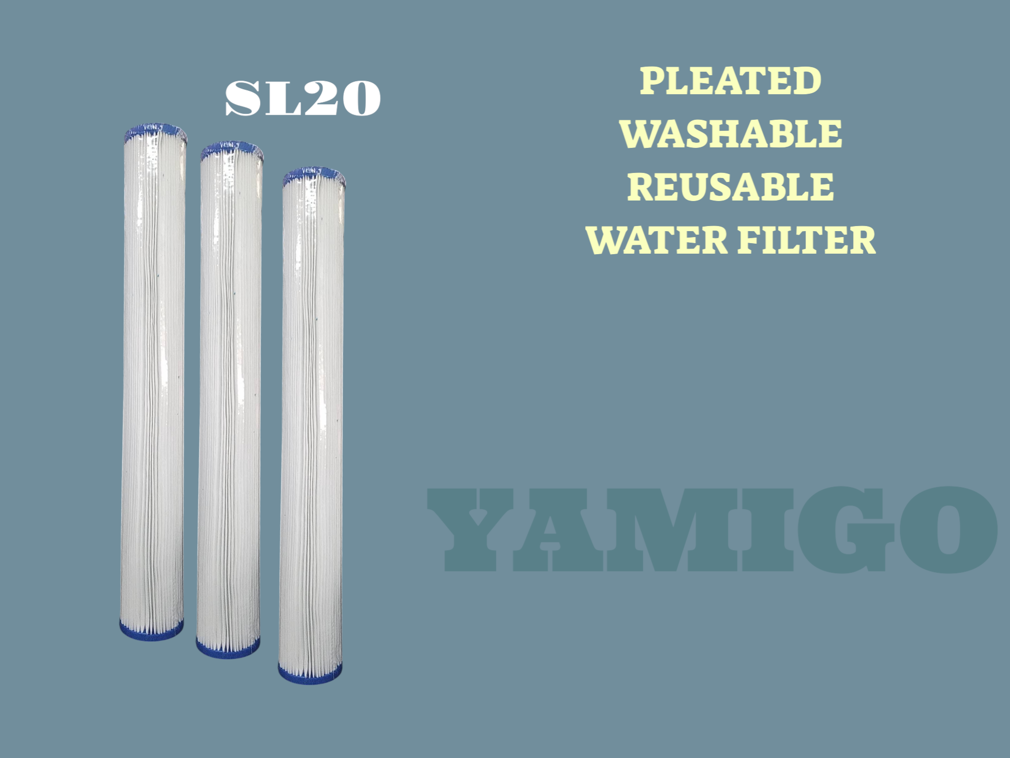 Pleated Cartridge Water Filter 10SL/20SL/10SLBB/20SLBB Inch | Shopee ...