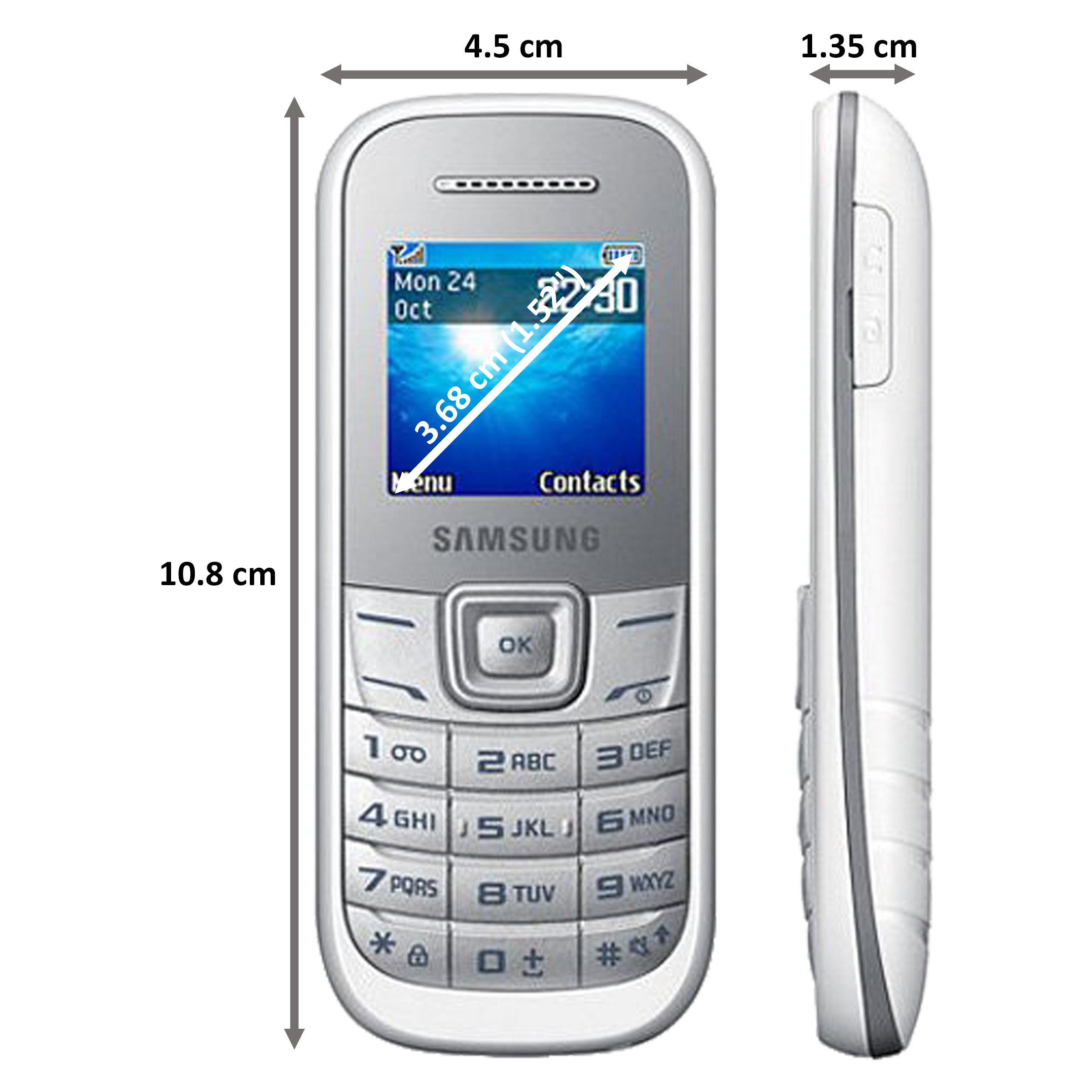 Original GT-E1200 Keypad Phone Basic Phone Keypad cellphone 800mAh ...