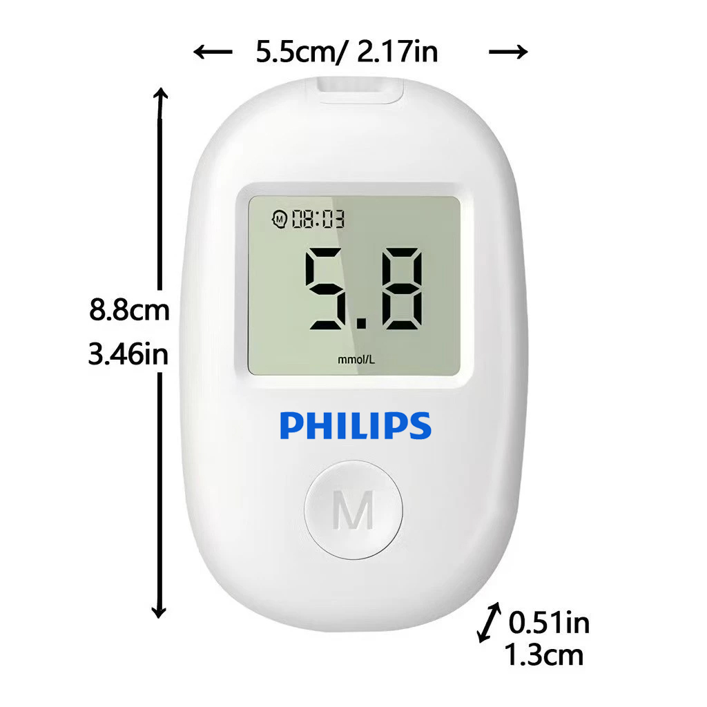 Glucometer Tester Set Complete Blood Suger Monitor Kit With 50PCS Blood ...