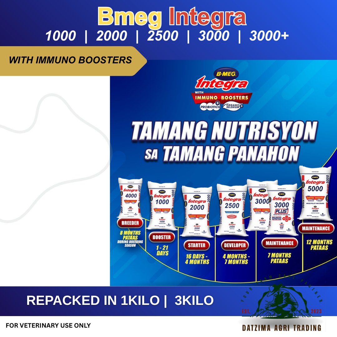 BMEG Integra 1000, 2000, 3000, 3000+ Feeds (Chicken, Rabbit, Hamster ...