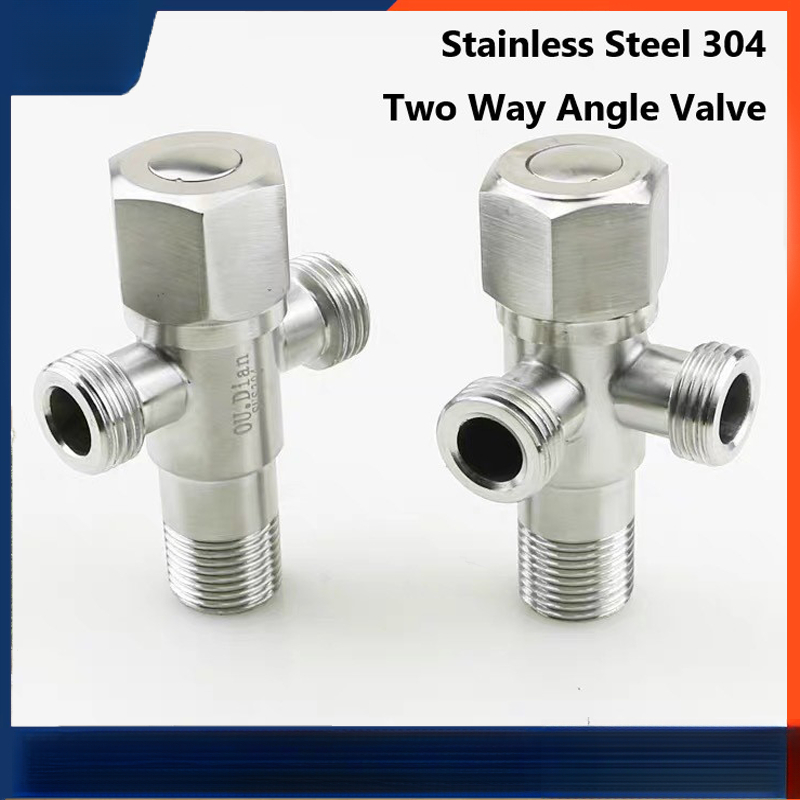 High Quality SUS304 Stainless Steel 2 Way 1/2X1/2 Angle Valve For ...