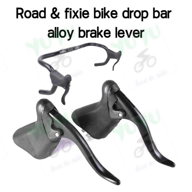 1 Pair Road & fixie Bike Alloy Brake Lever Road bike Brake Cable Drop ...