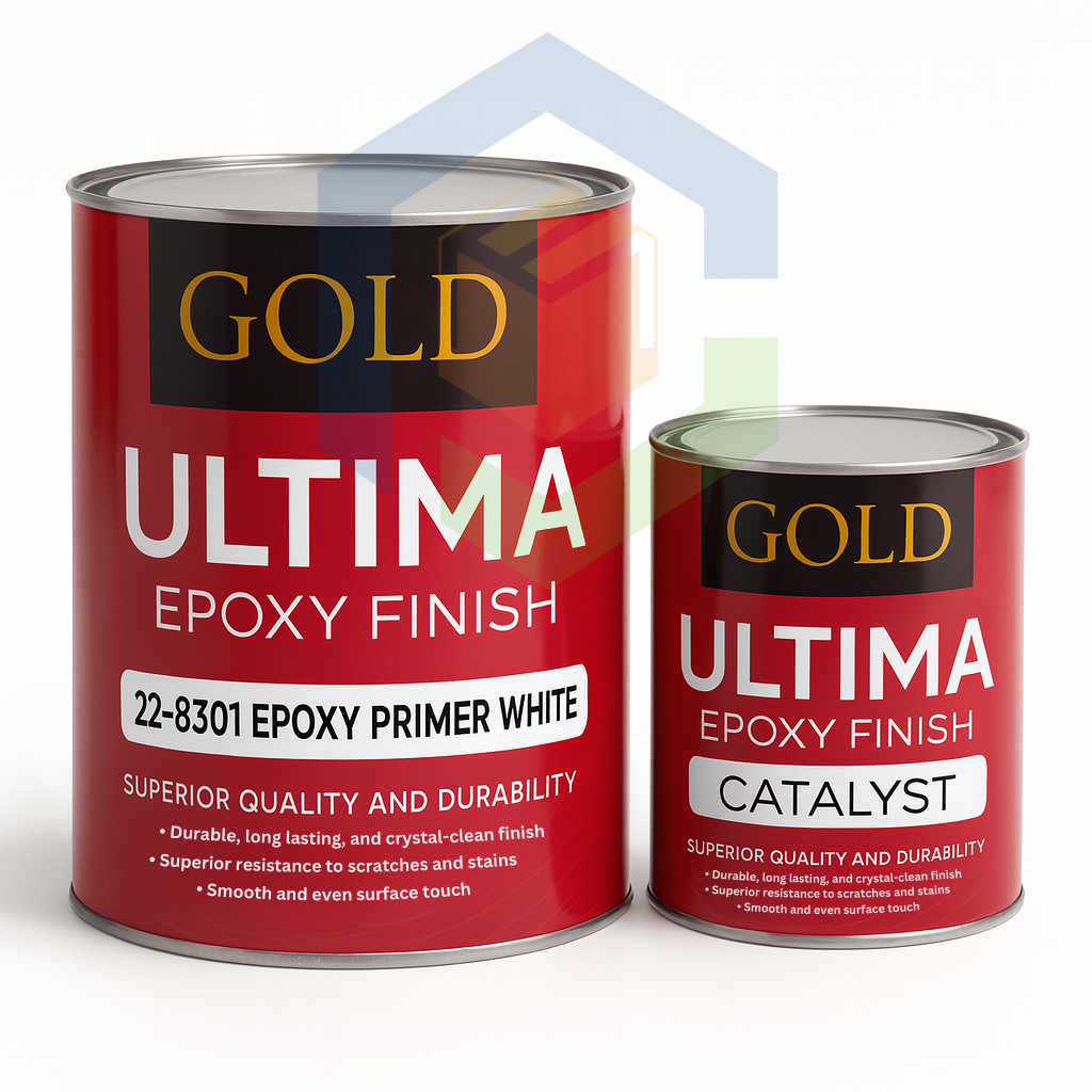 GOLD Ultima Epoxy Primer Finish Black, White, Gray Durable Scratch ...