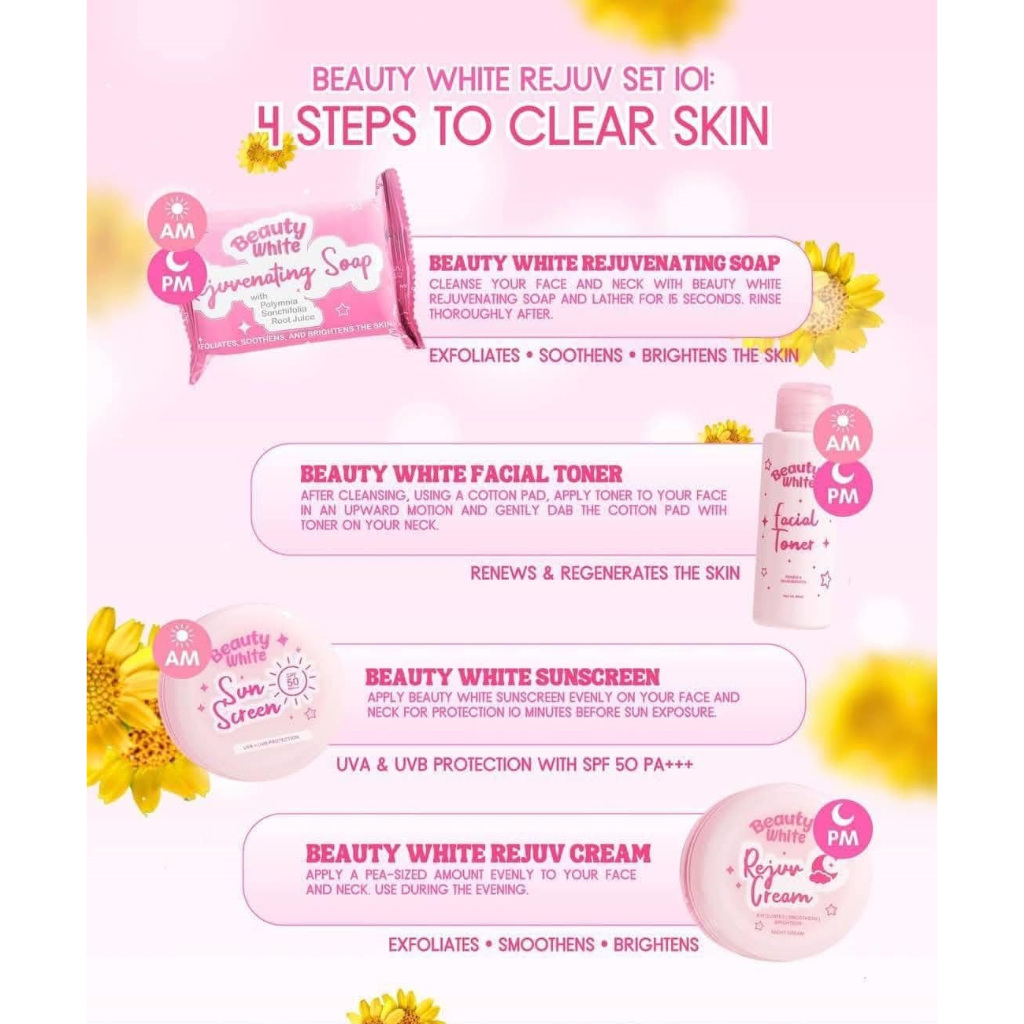 BEAUTY WHITE REJUV SET YGB | Shopee Philippines