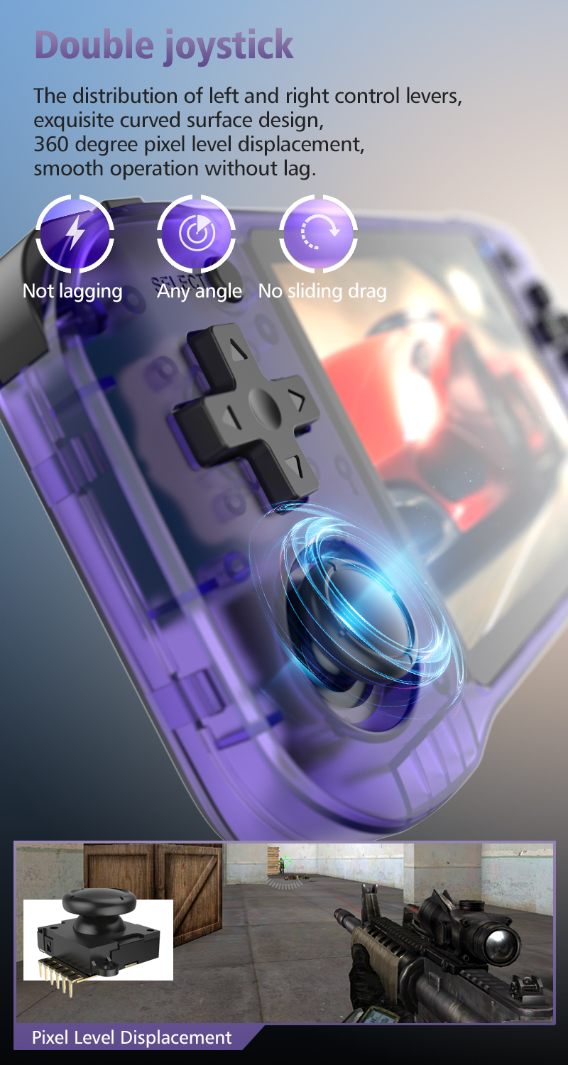 Alphawolf | Game Console R46H Retro Handheld Game Console Linux System ...