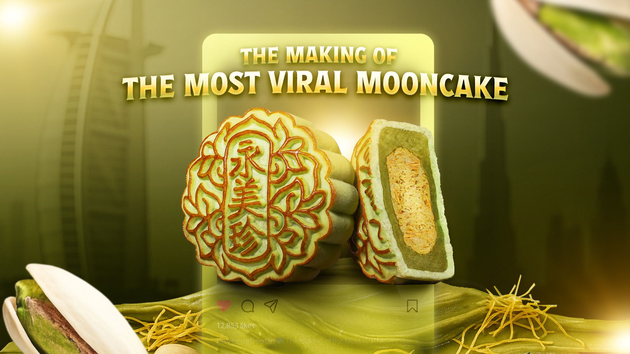 Eng Bee Tin Premium Pistachio Kataifi Mooncake New! | Shopee Philippines