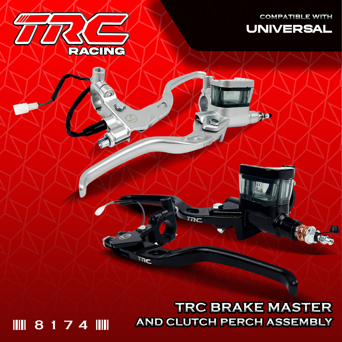 TRC RACING UNIVERSAL BRAKE MASTER AND CLUCTCH PERCH ASSEMBLY SET 8174 ...