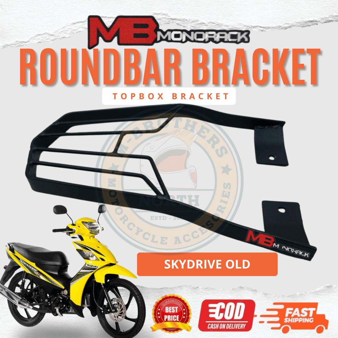 MB Monorack (ROUND BAR) Topbox Bracket for Motorcycle - Affordable and ...