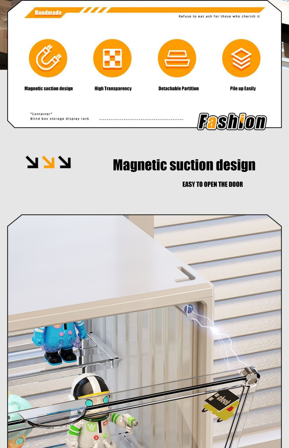 High-quality Acrylic Transparent Blind Box Storage & Display Rack for ...