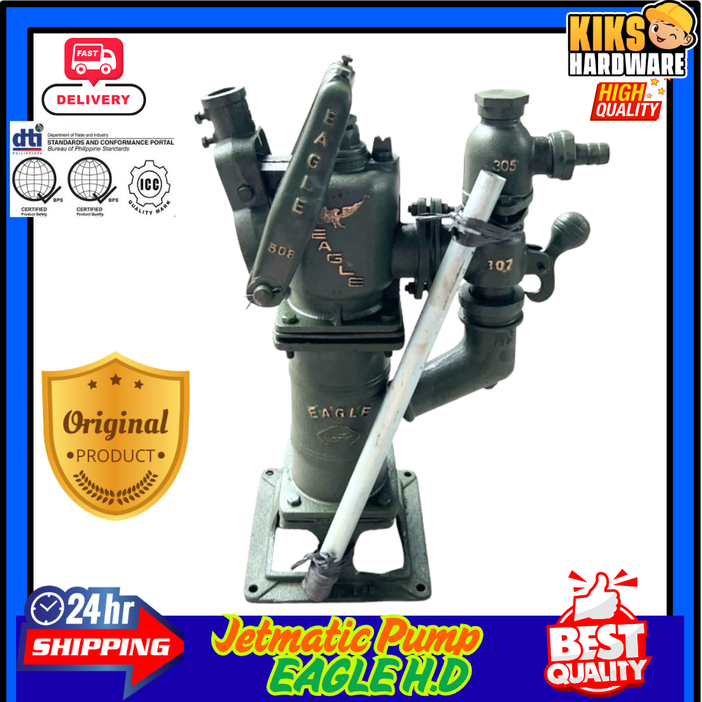 Jetmatic Pump Eagle Poso Manual Pump & Golden Dragon Light Duty ...