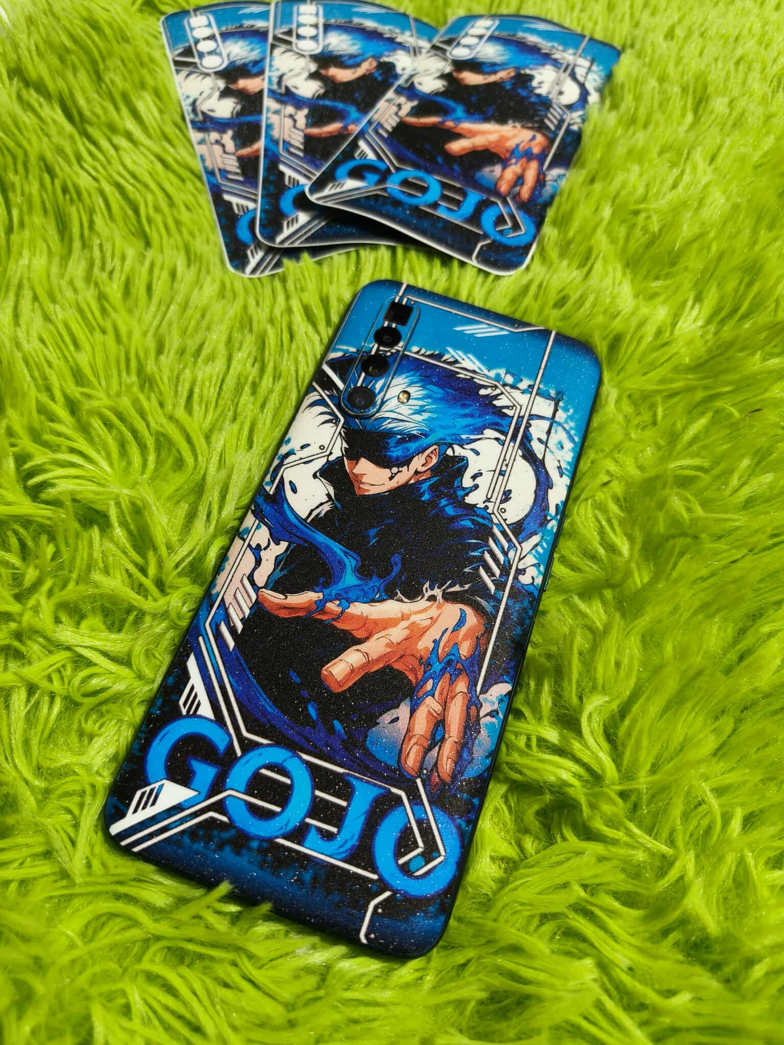 3M JUJUTSU KAISEN GOJO Skin Vinyl Wrap Ervan Decal ( MESSAGE YOUR PHONE ...