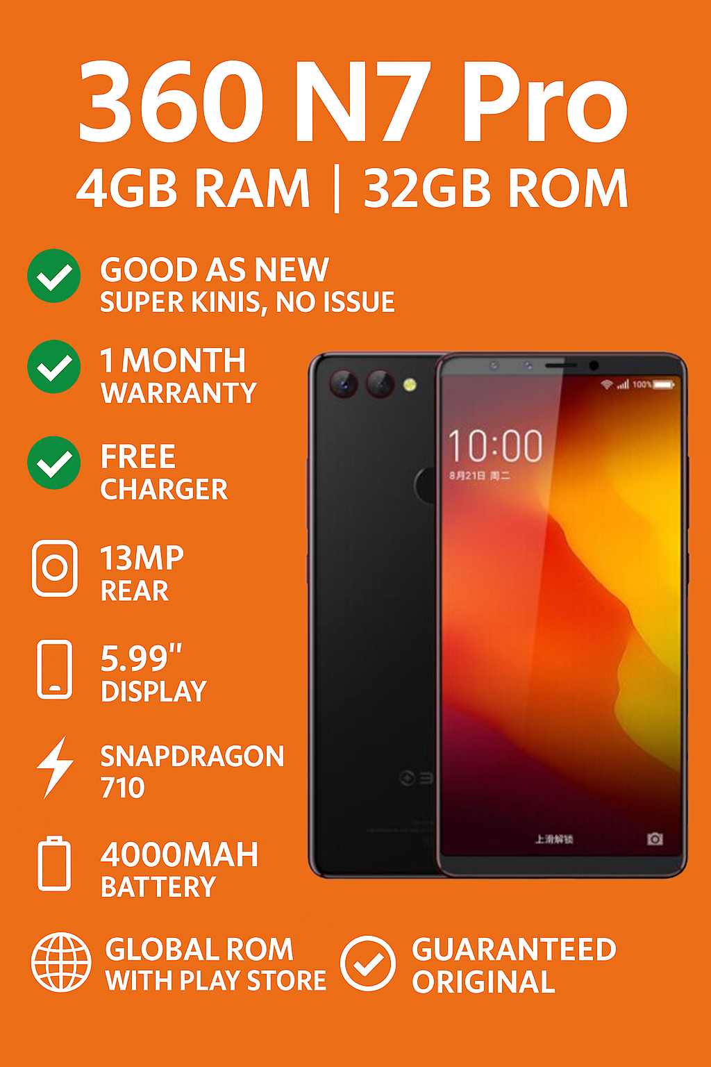 360 N7 Pro 6/128GB Global Original | Shopee Philippines