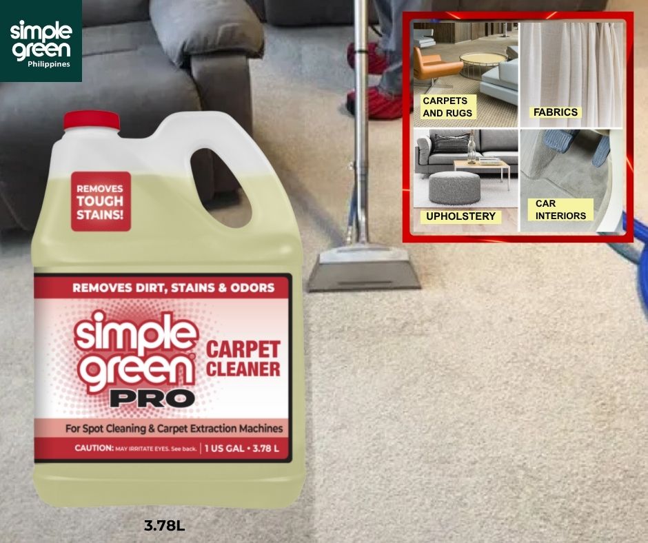 Pro Carpet Cleaner Simple Green (Gallon Size) | Shopee Philippines