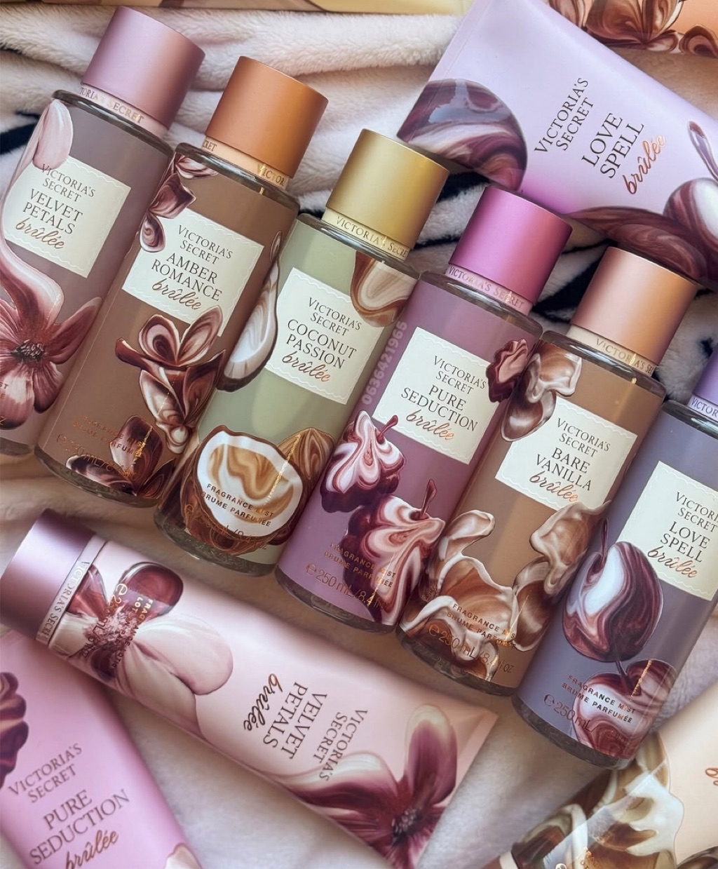 NEW VS BARE VANILLA BRULEE& PURE SEDUCTION BRULEE MIST/ COCONUT PASSION ...