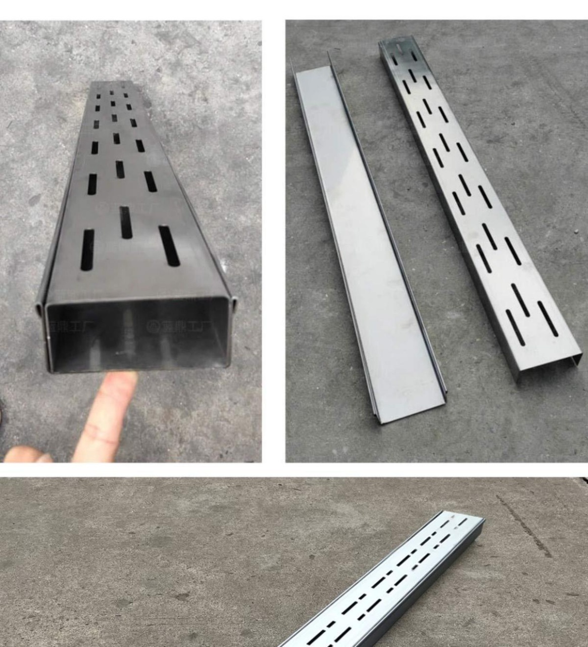 Outdoor Balcony Drainage Gutter 304 Stainless Steel Drainage Channel ...