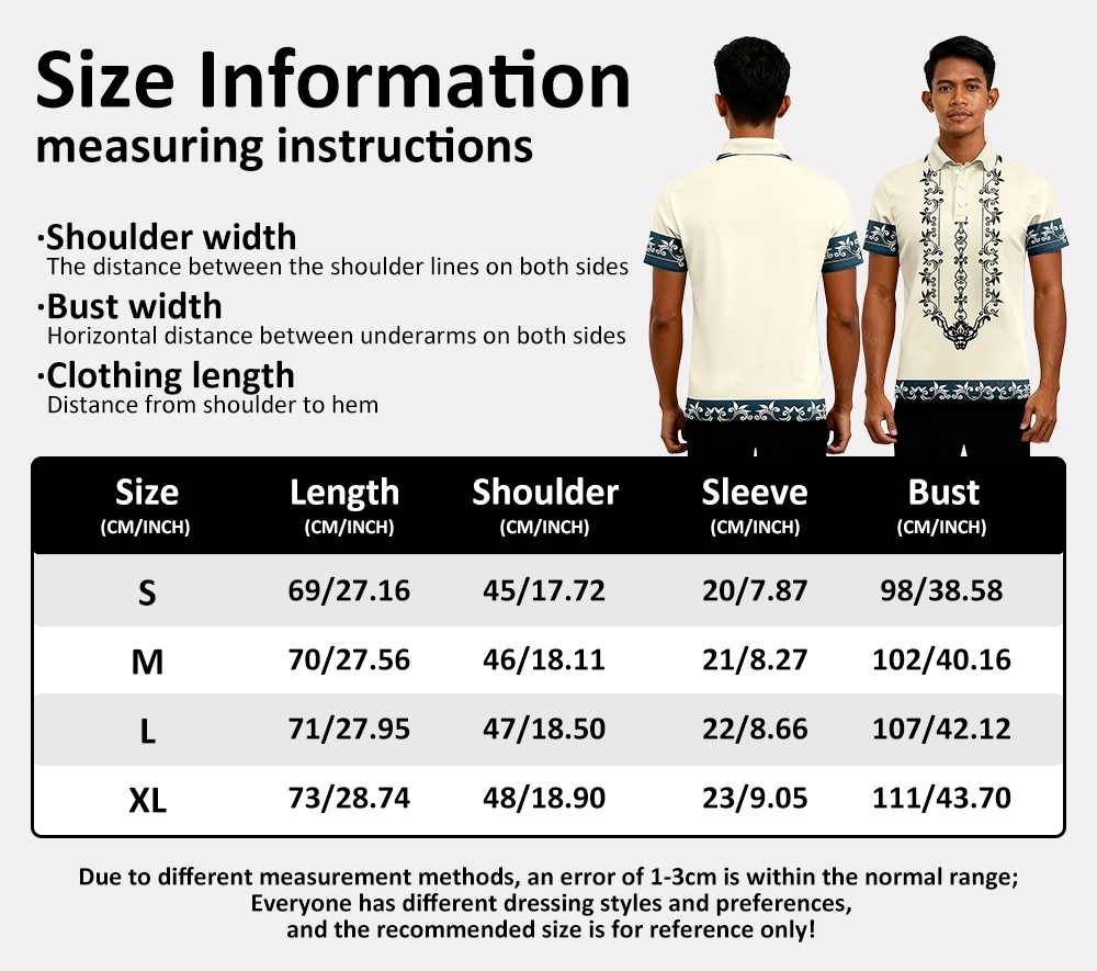Philippine Ethnic Polo Shirts For Men Modern Polo Balong Tagalog Full ...