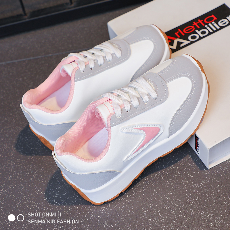 SENMA Rubber Shoes For Kids Girls Korean Shoes White Girl Shoes ...