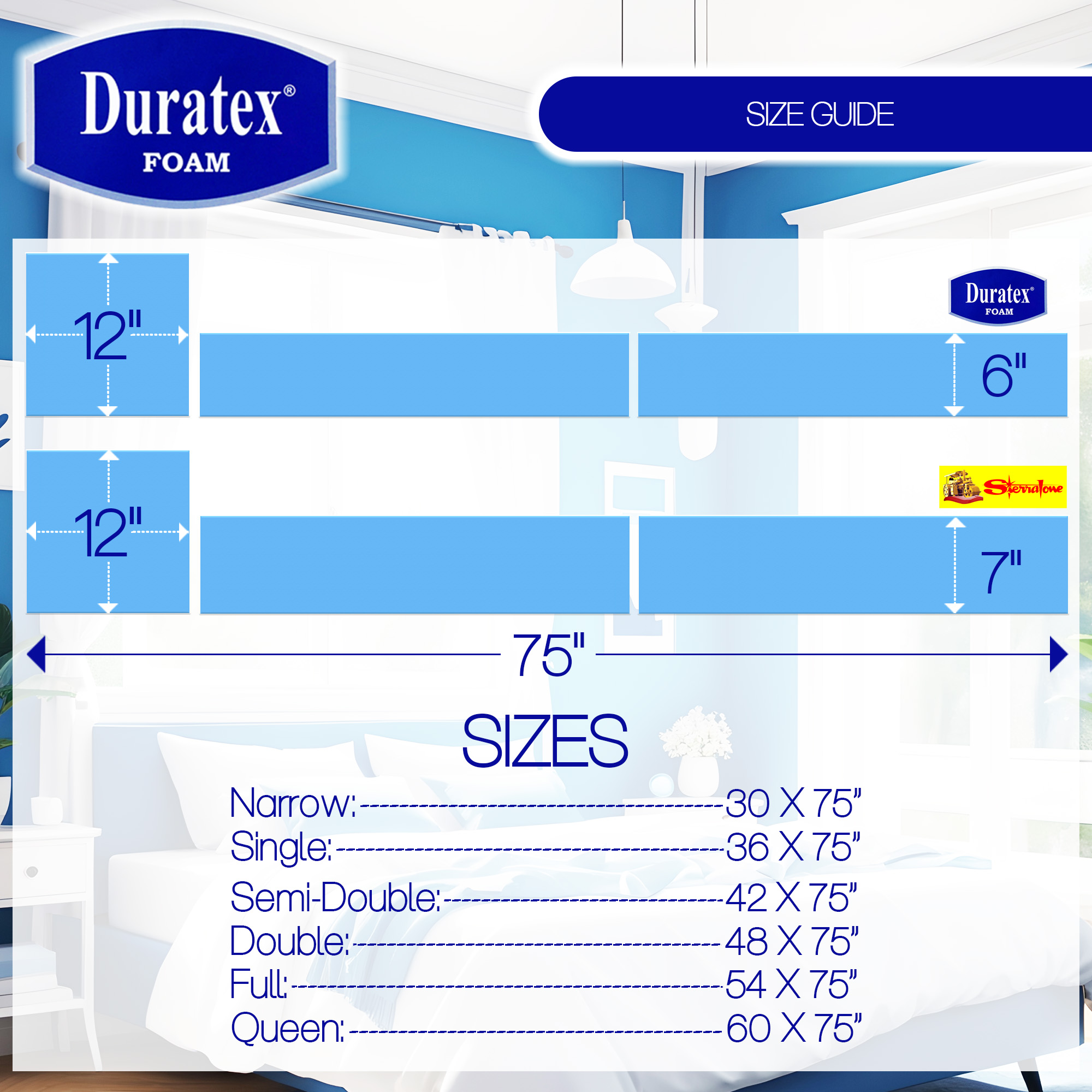 Duratex High Density Sofa Bed Foam Mattress | Shopee Philippines