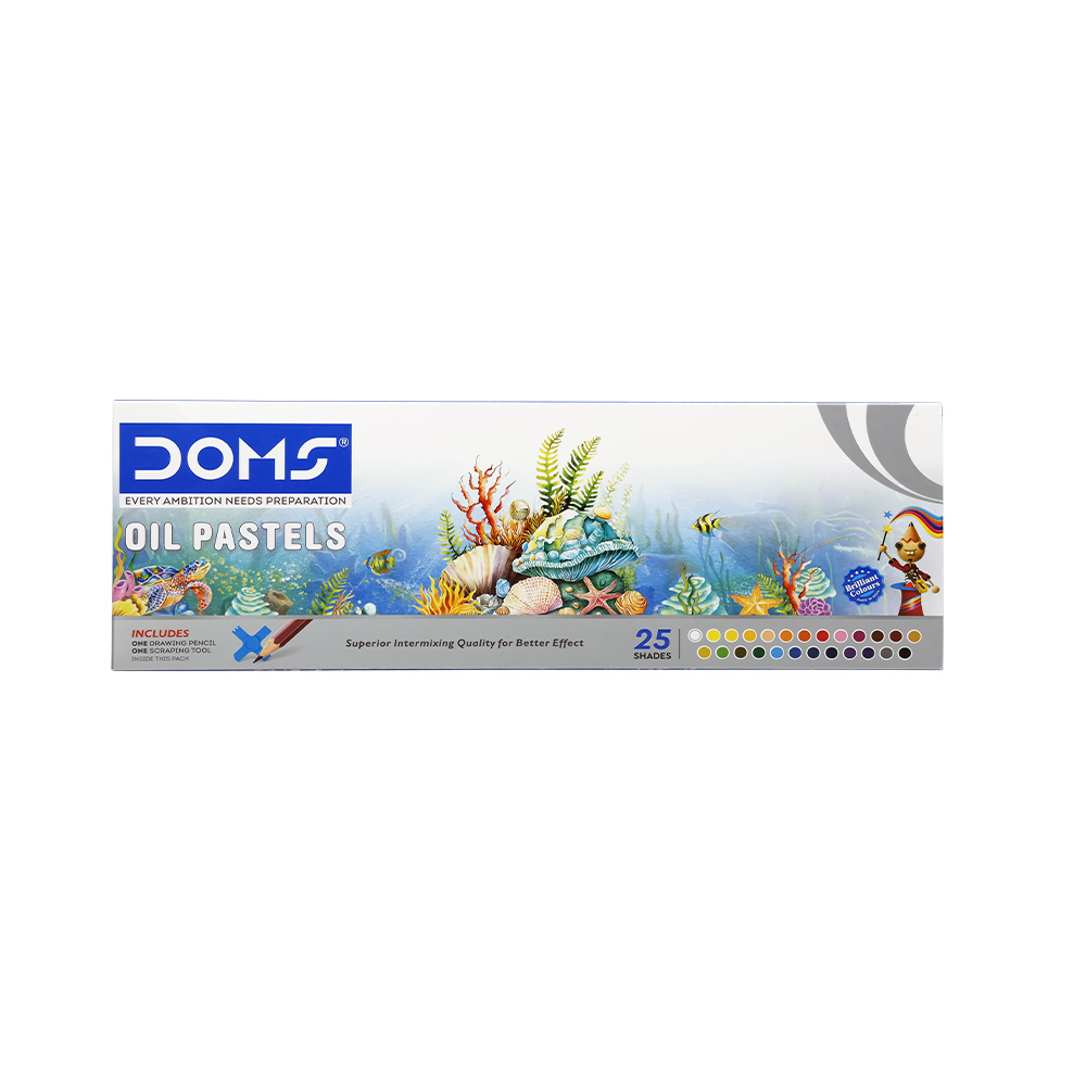 DOMS | 40 sets Oil Pastel 25 Colors (DOM-80235) | Shopee Philippines