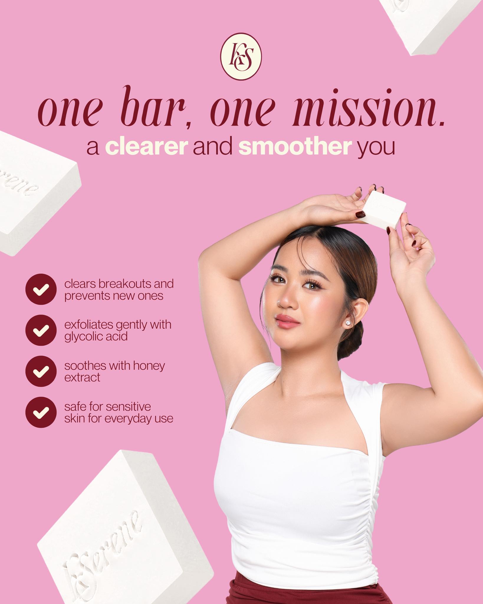 KSERENE Kilibum Soap & Extra White Underarm Serum Cream Duo Exfoliating ...