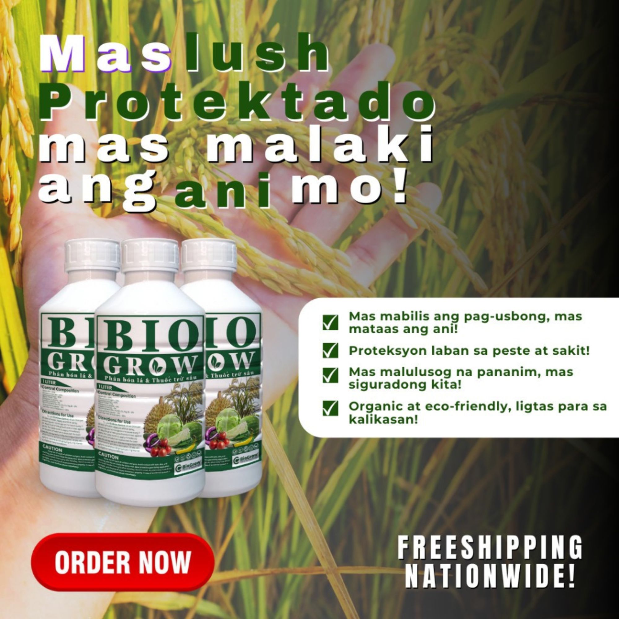 Bio Grow Growth Enhancer – High-Yield Organic Plant Food 500ML | Shopee ...