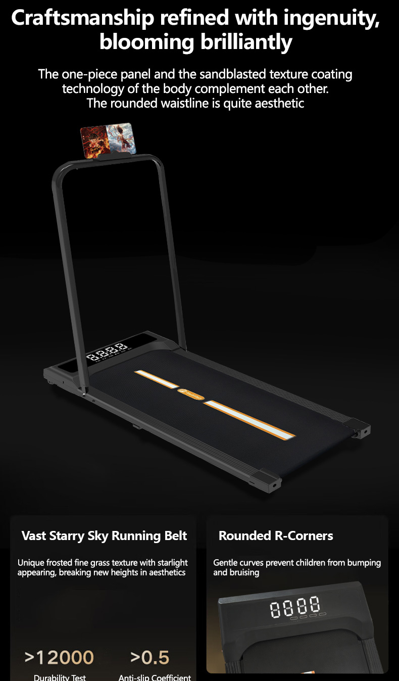 Flashfish Home treadmill Multifunctional folding treadmill LED screen 1 ...