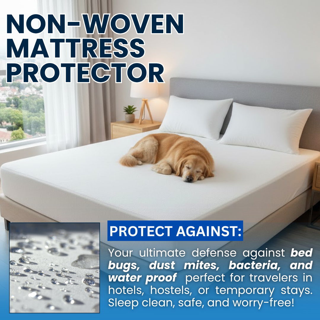 WATERPROOF ANTI ALLERGEN DUST MITES / BED BUG BITES BED PROTECTOR ...