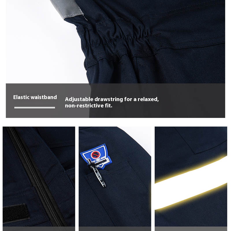 PPE Safety Jacket Set Labor Electric Welding Wear Suits Men/Women ...