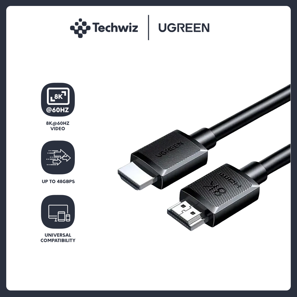 [Techwiz] UGREEN HDMI 8K Cable Male to Male 1.5M/3M/5M - PH | Shopee ...