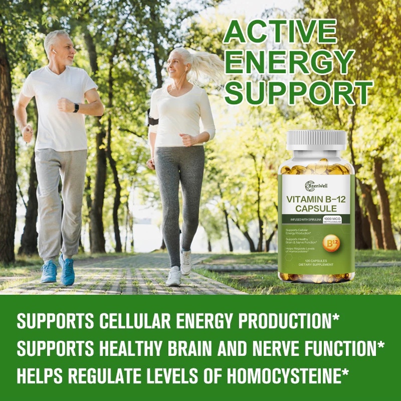 Beworths Vitamin B12 Capsule 1000 Mcg Methyl With Organic Spirulina ...