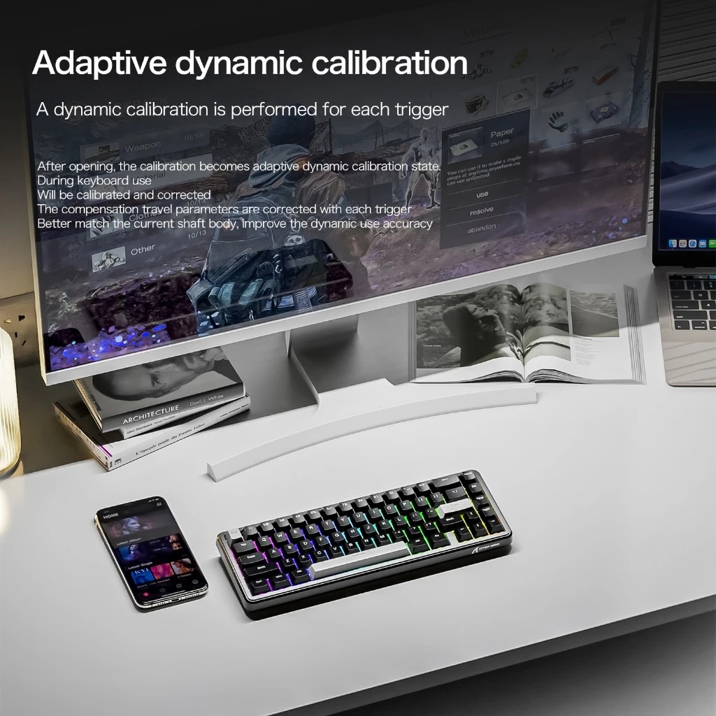 Attack Shark X65HE Pro Quickly Trigger Mechanical Keyboard Wireless ...