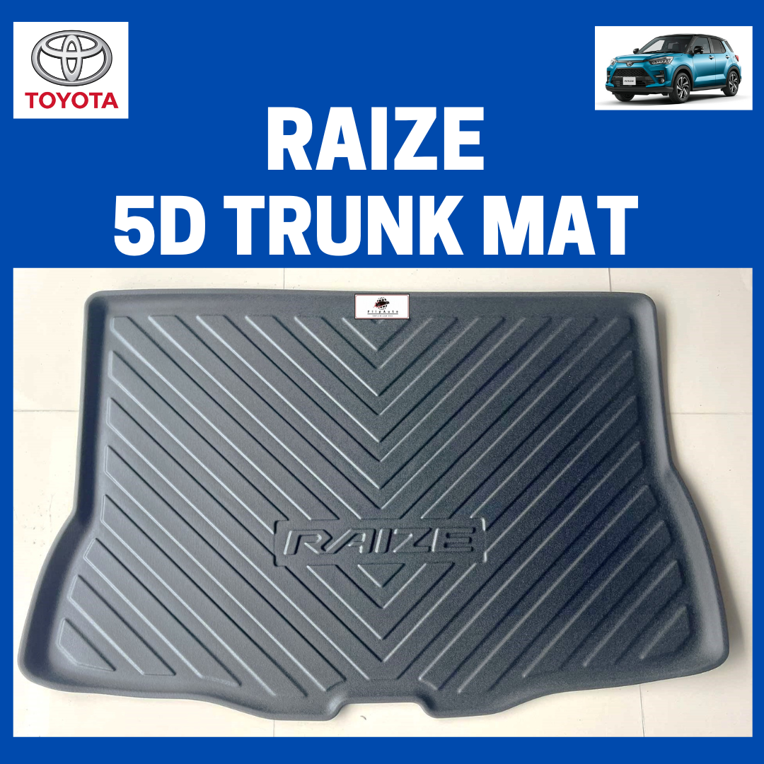 TOYOTA RAIZE 2022-2026 TRUNK TRAY CARGO MAT Extended Deep Dish Matting ...