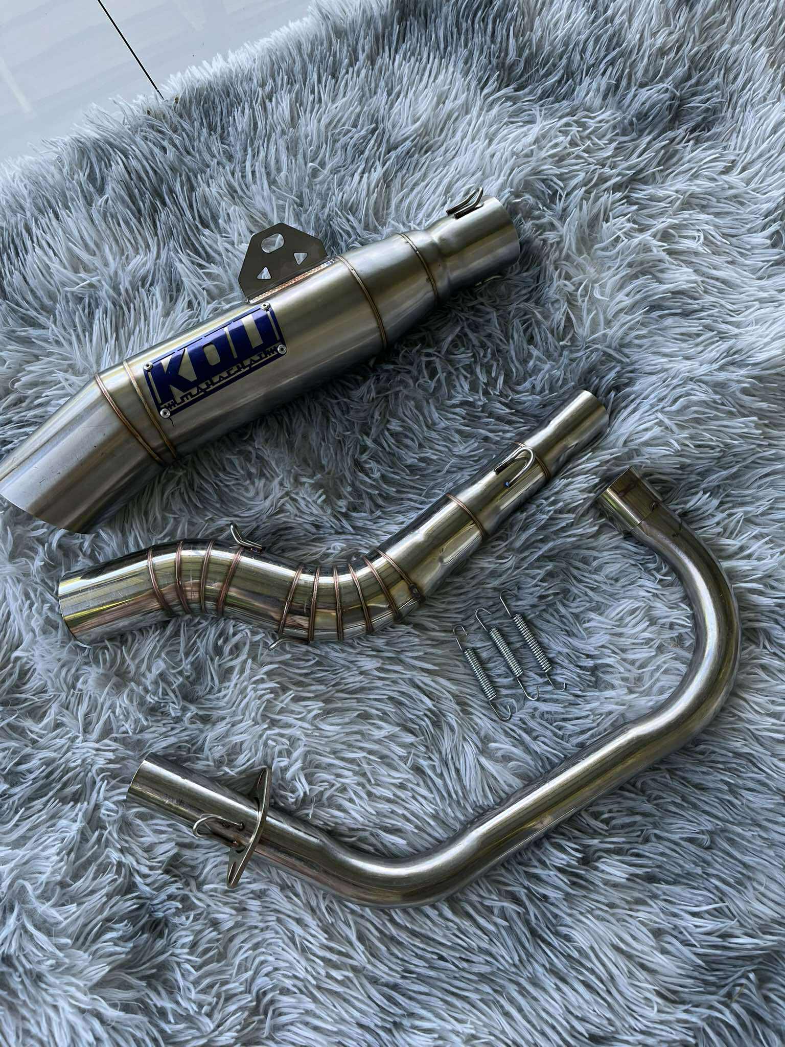 SUPER OPEN PIPE KOU FOR TMX 125/155, RUSI 125/150/175 ,EURO 125,MOTOR ...