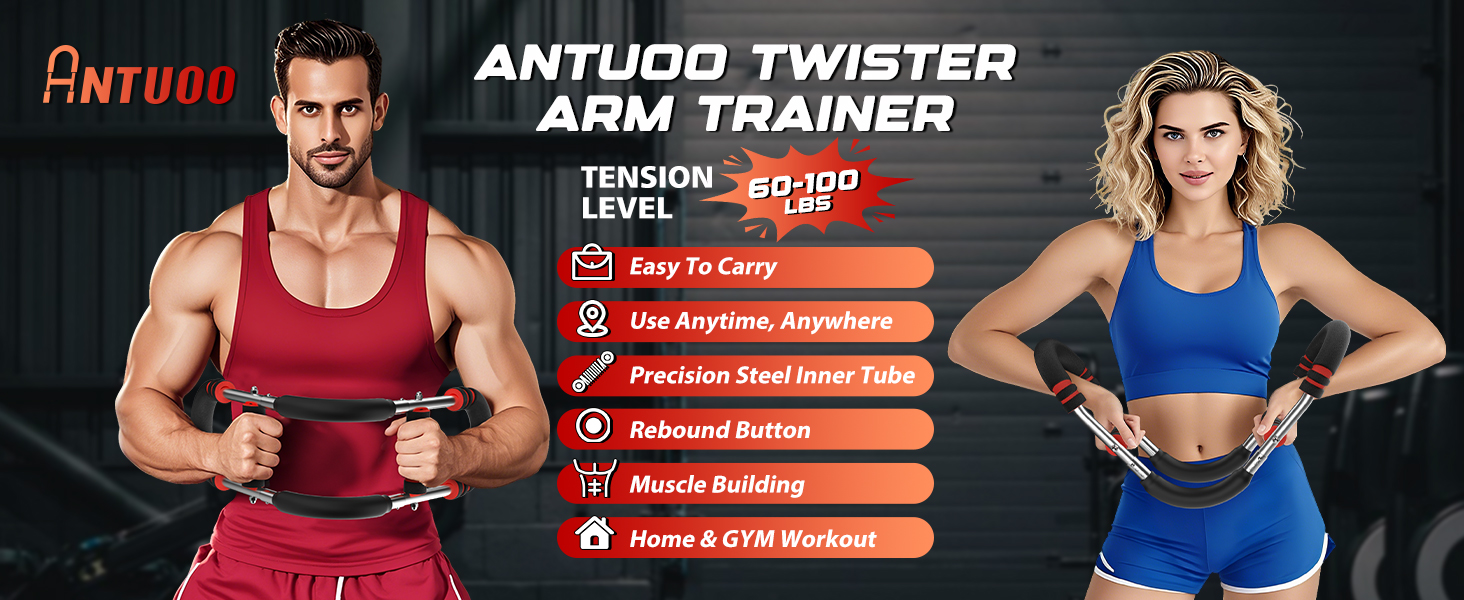 Twister Arm Trainer Adjustable Chest Workout Arm Trainer Twister Arm ...