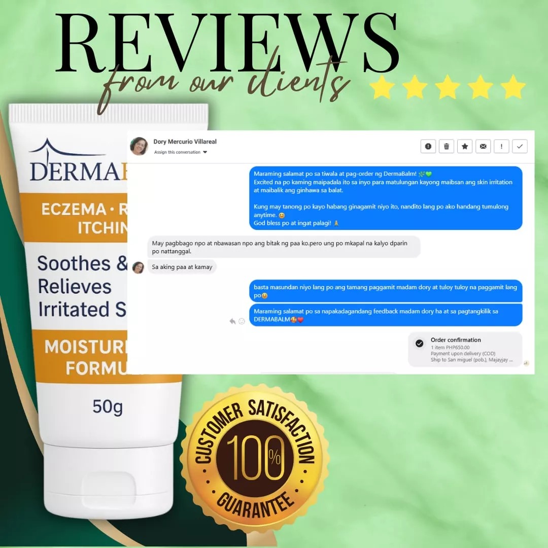 Derma Balm ECZEMA RASHES ITCHING Cream - 50g | Soothes & Relieves ...
