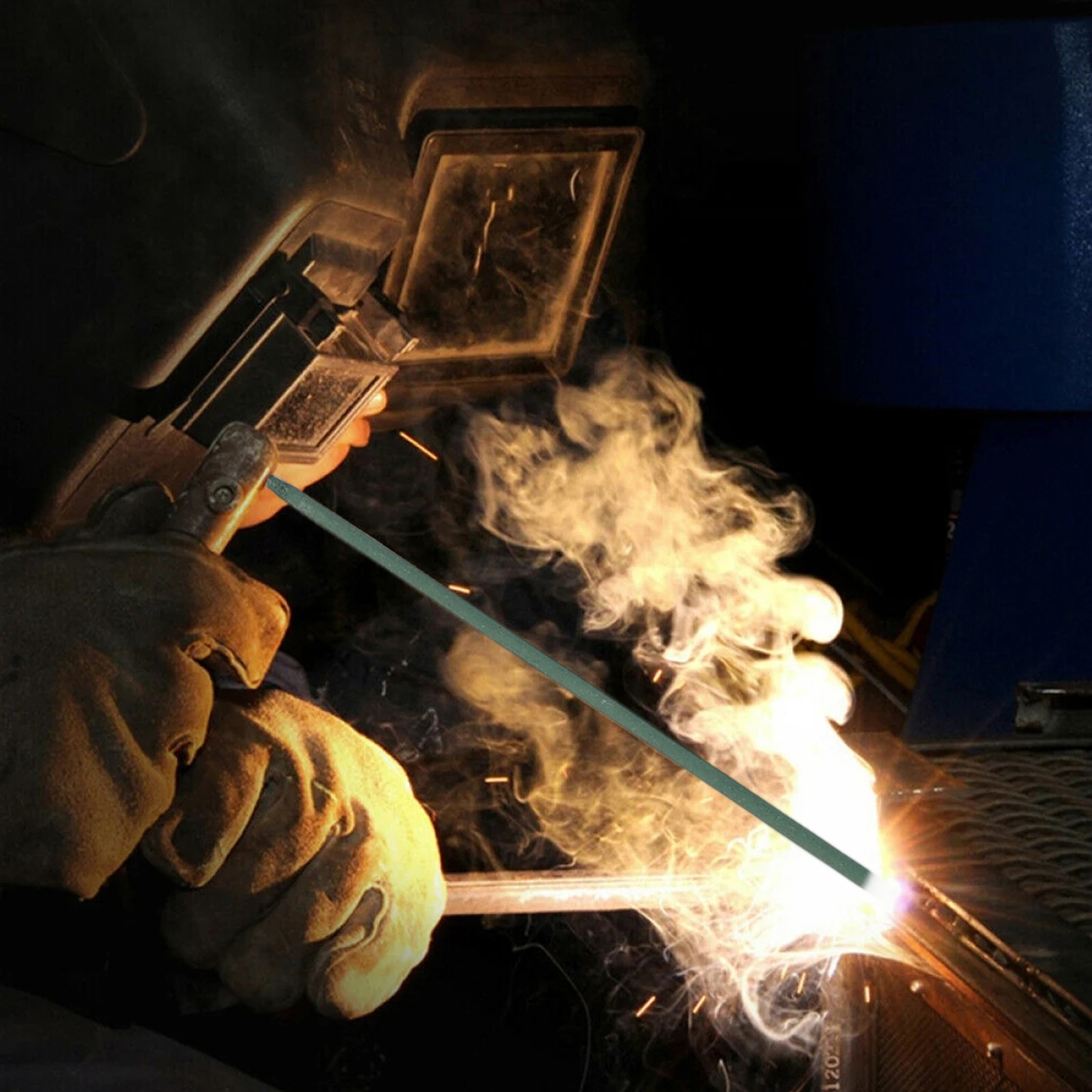 Galvanized Pipe Dedicated Welding Rod Ultra Fine Green Coated Electrode ...