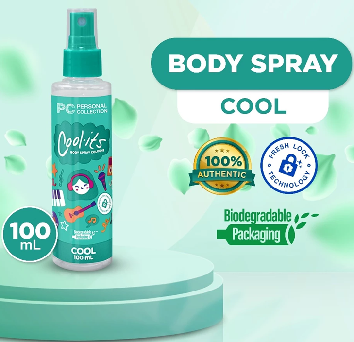 PC Personal Collection Cool-its Body Spray Cologne 100mL | Shopee ...