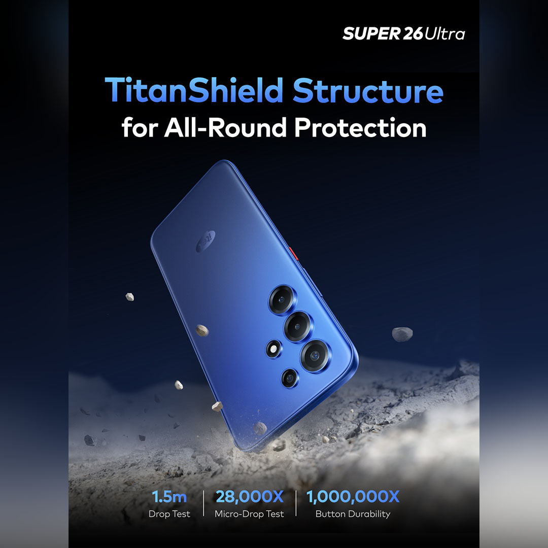 Itel SUPER 26 Ultra 16GB(8+8)+256GB | T7300 6nm Processor | 6000mAh 6. ...
