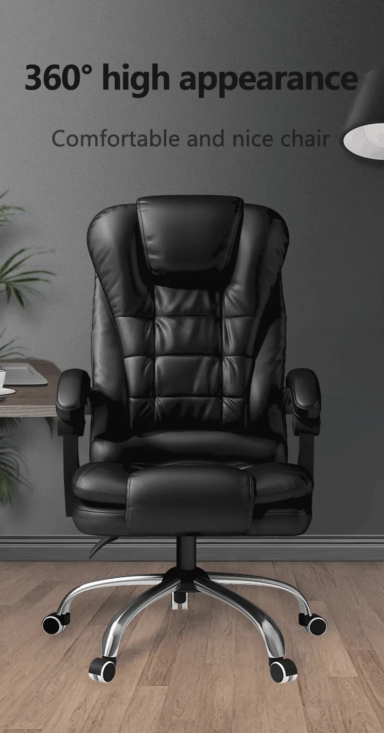 【COD】Leather Office Chair Heavy Duty Boss Computer Chair with Massage ...