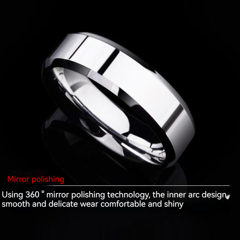 【Gift Idea】Stainless Steel Punk Ring | Matte Brushed Finish, Unisex ...