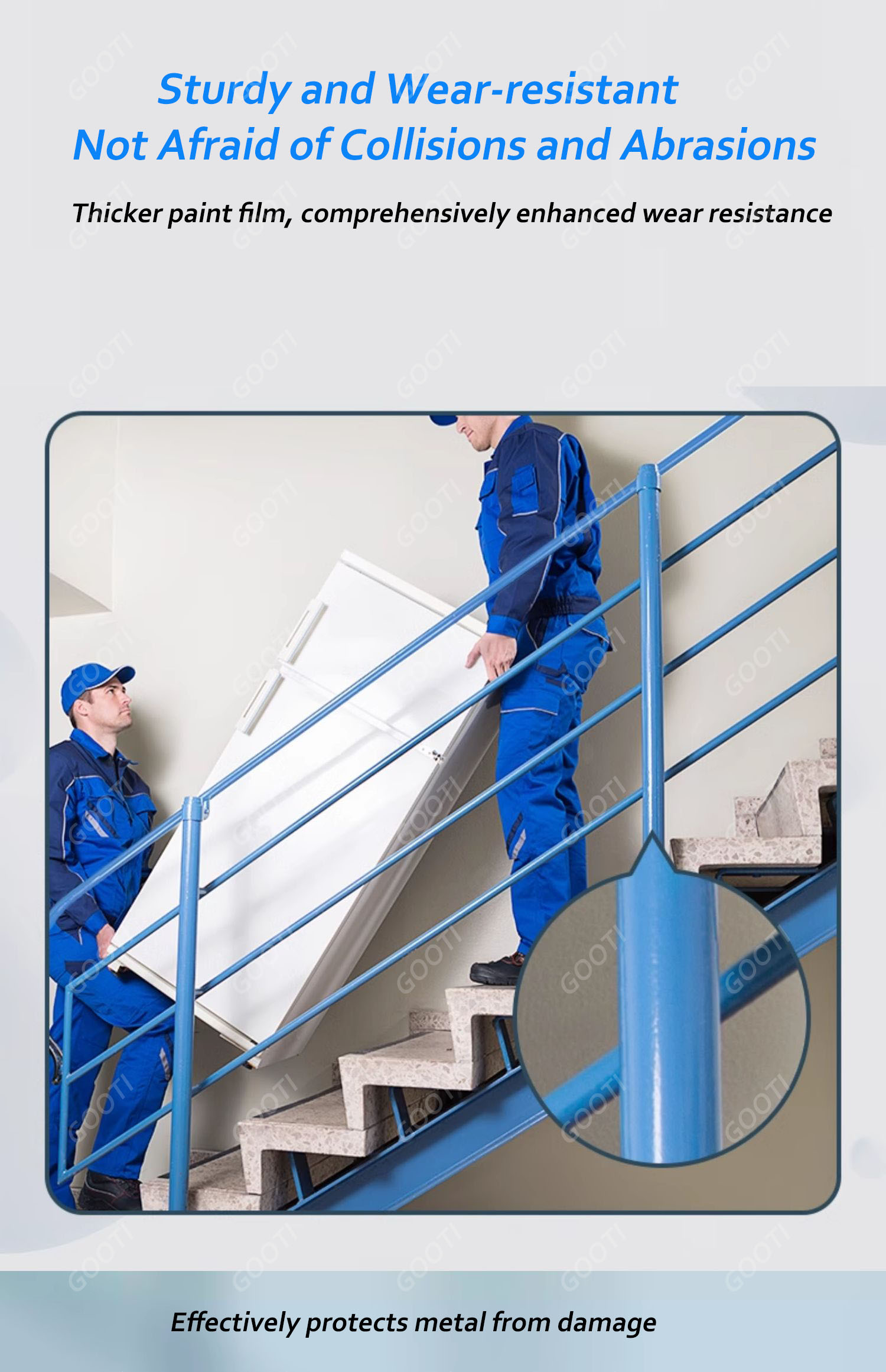 Gooti 2 in 1 Anti Rust Paint Rust Converter With Brush For Metal Stair ...