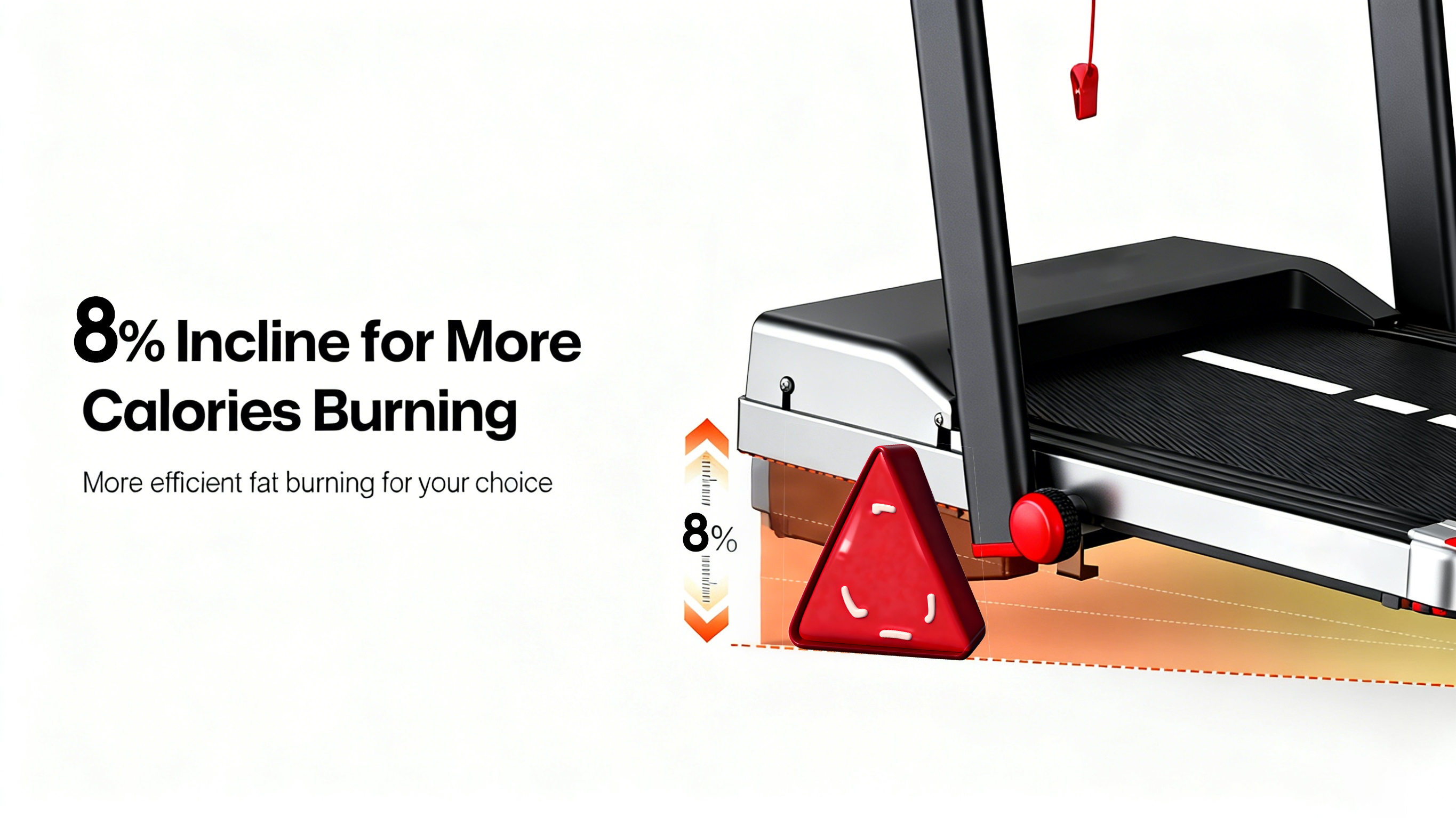 MY-HI Slim Treadmill Exercise Equipment for Women Easy Fold&Operation ...