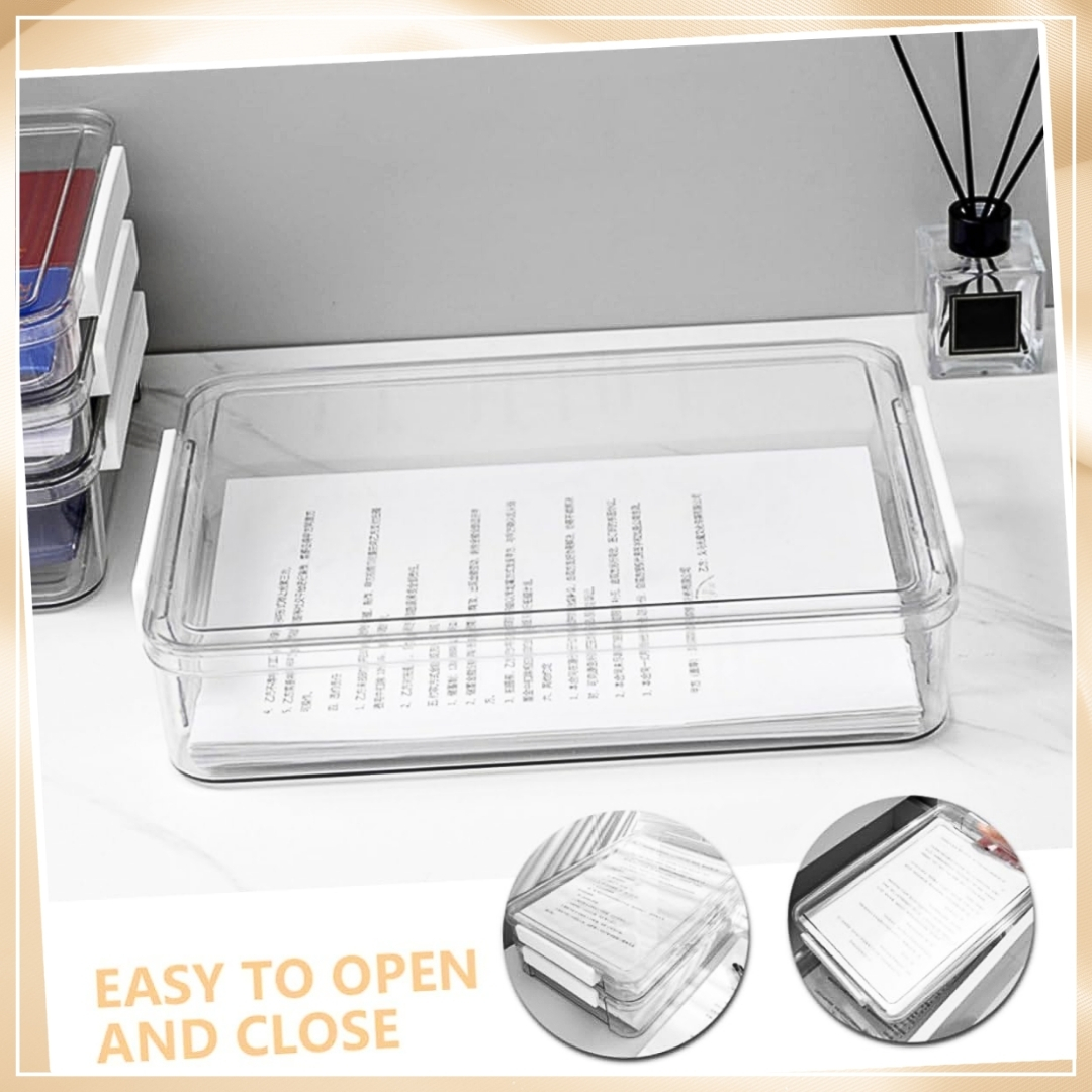 File Storage Box A4 Paper File Storage Box Office Desktop Storage Box ...