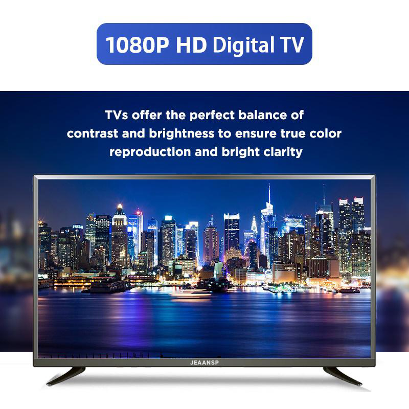 JEAANSP 24 Inch Digital TV Flat Screen HD TV 32 Inch Led TV ISDB-T2 ...