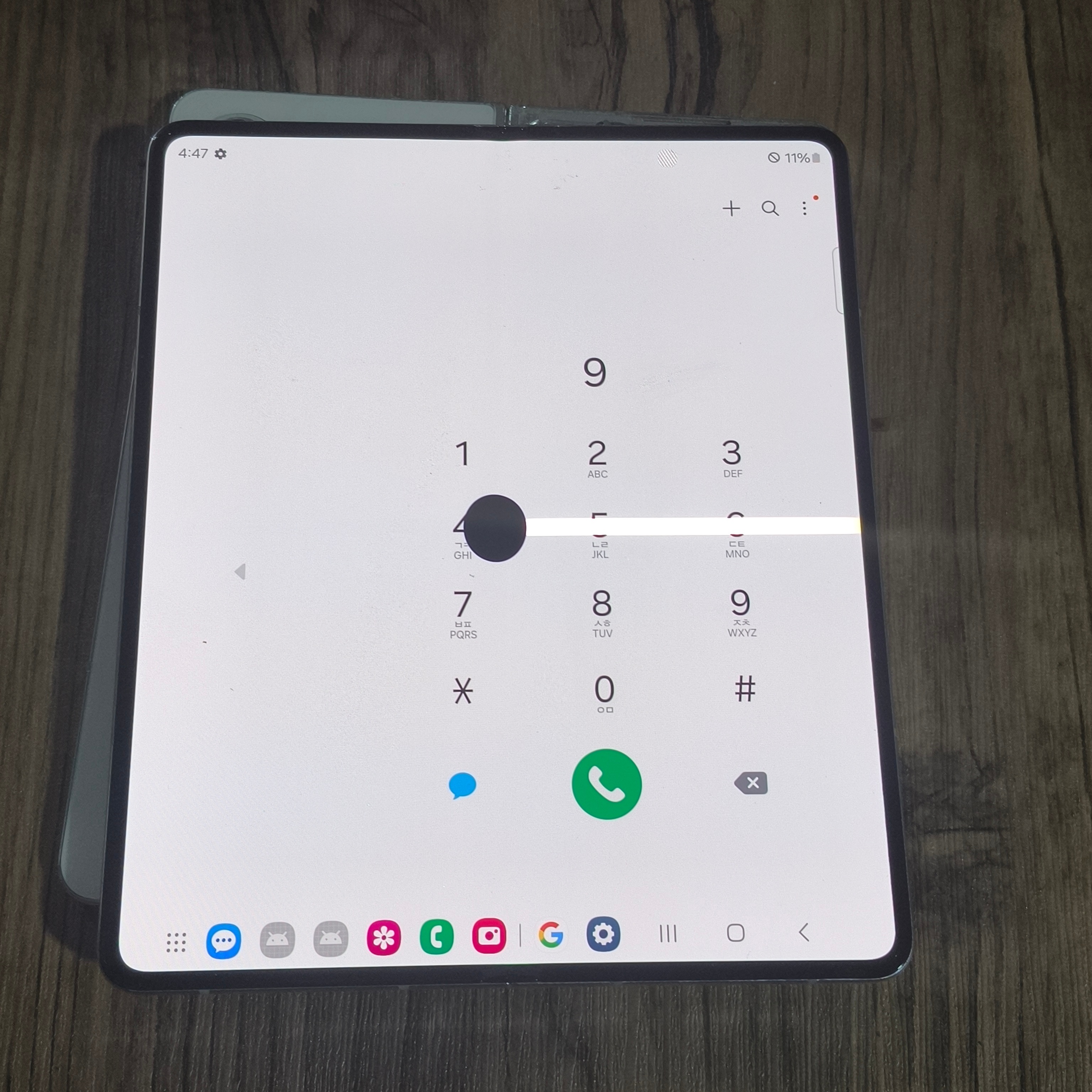 Original Dot Line AMOLED Display For Samsung Galaxy Z Fold 5 5G F946 SM ...