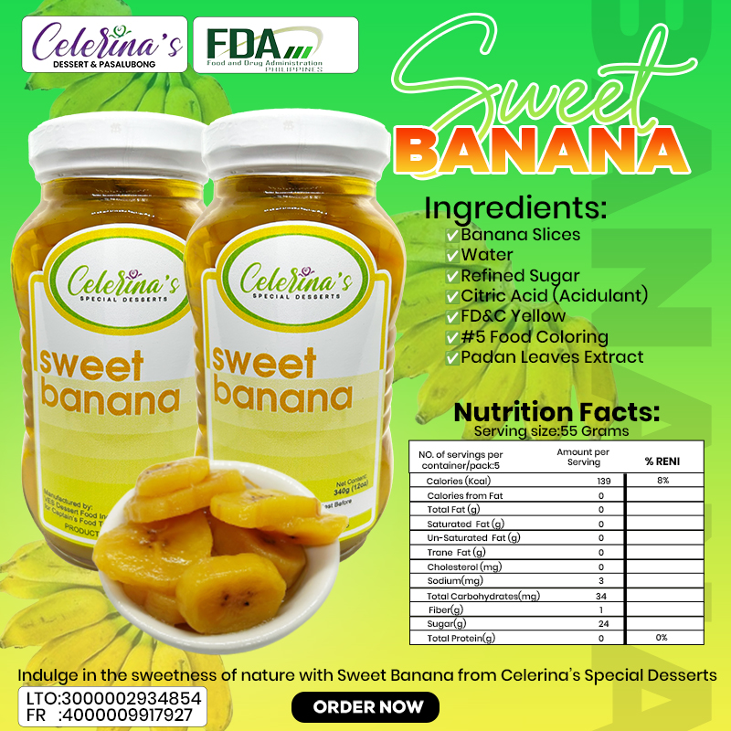 Sweetened Sliced Banana ( Classic Minatamis na Saging Tender Ad ...
