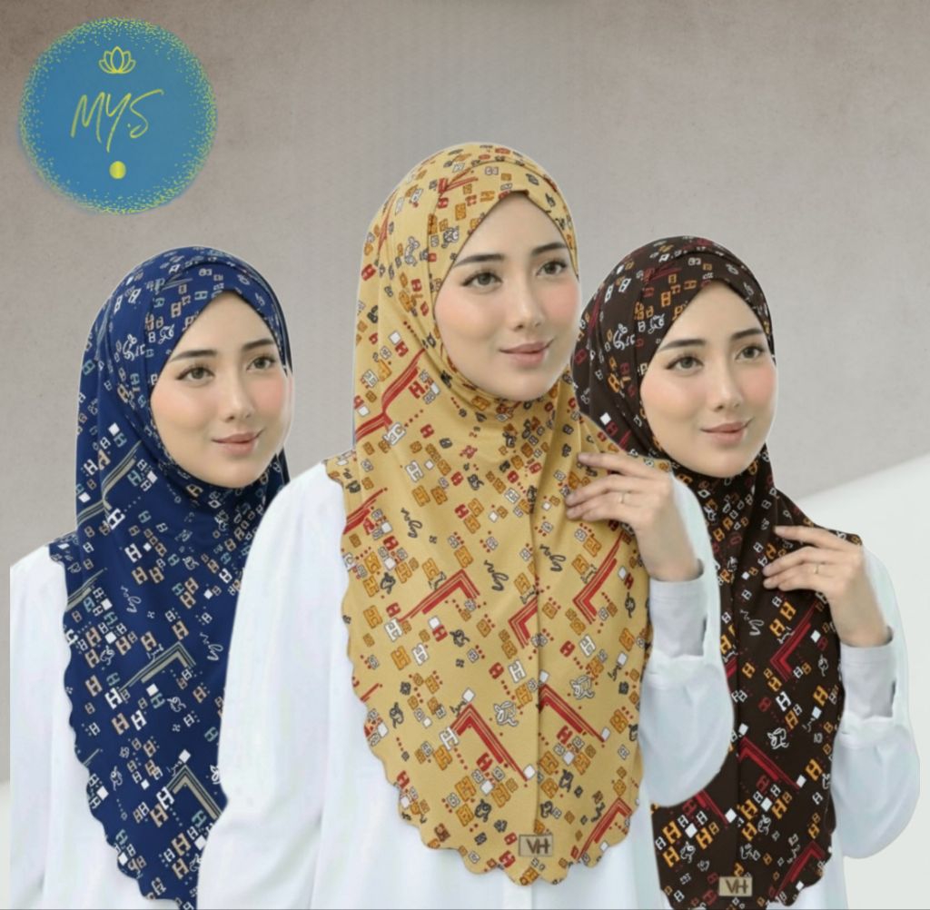 Syria Hijab 2in1 with Inner Hegira inspired design | Shopee Philippines