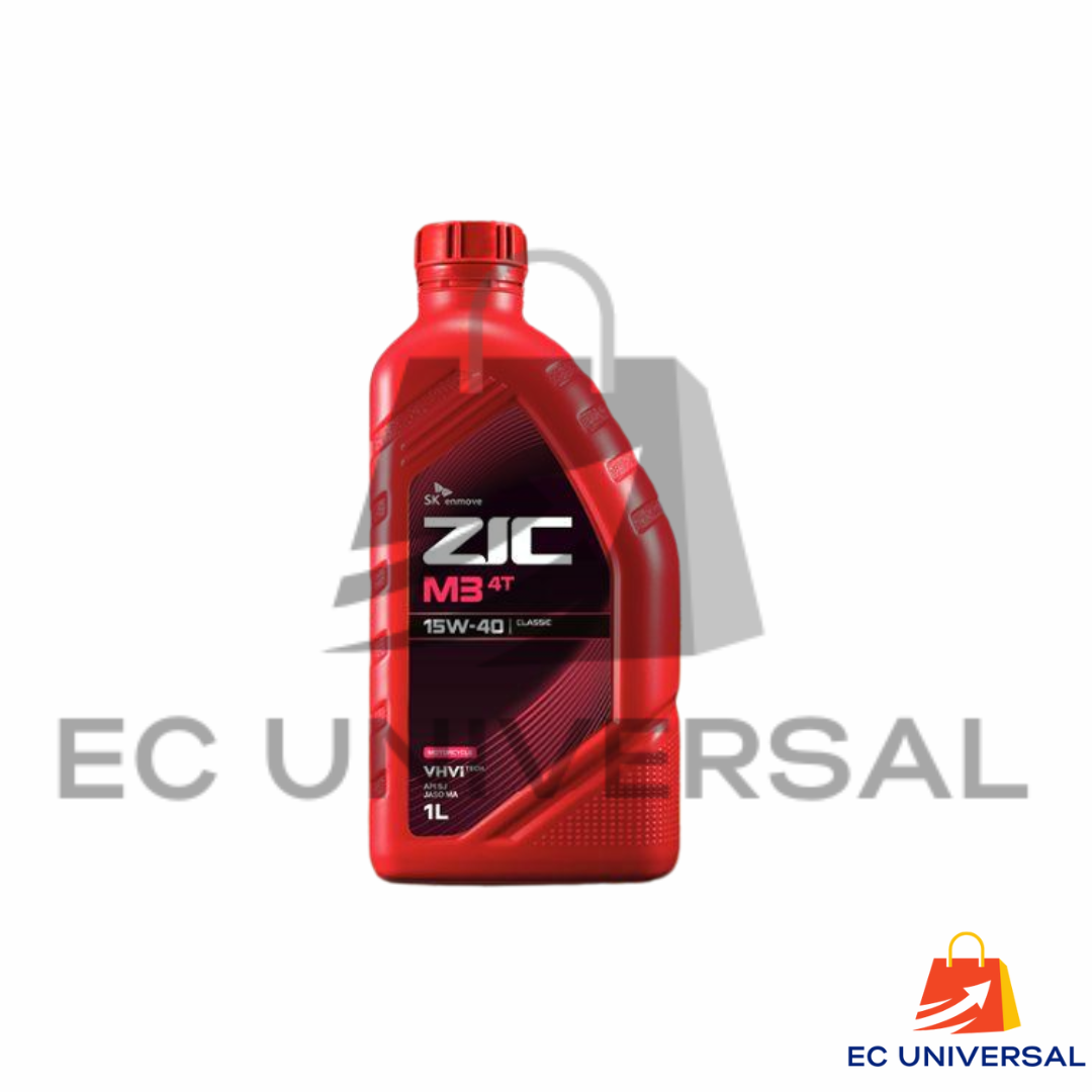SK ZIC M3 MANUAL 4T SAE 15W-40 Synthetic Motorcycle Oil Per Peice 1L ...