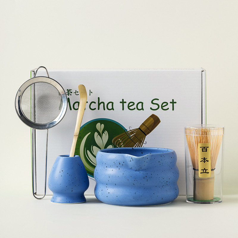 Traditional Matcha Gift Set Bamboo Matcha Whisk Spoon Ceramic Matcha ...